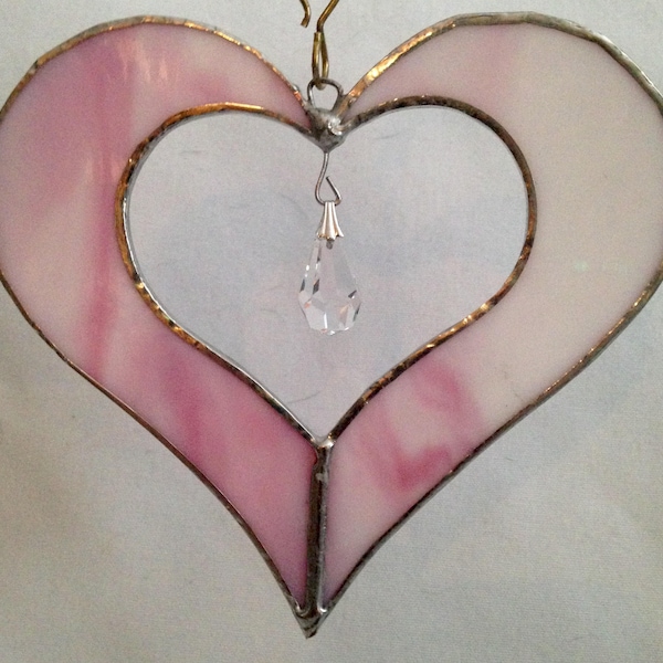Pink Stained Glass Sun Catchers - Etsy