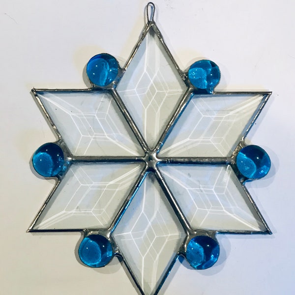 Beveled Snowflake - Etsy