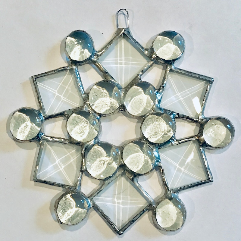 Beveled Snowflake - Etsy
