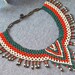 TRIANGLE Tribal Collar Necklace / Traditional Weaved Necklace ...