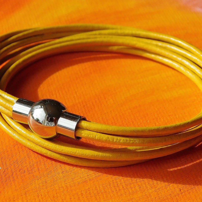Yellow Bracelet - Etsy