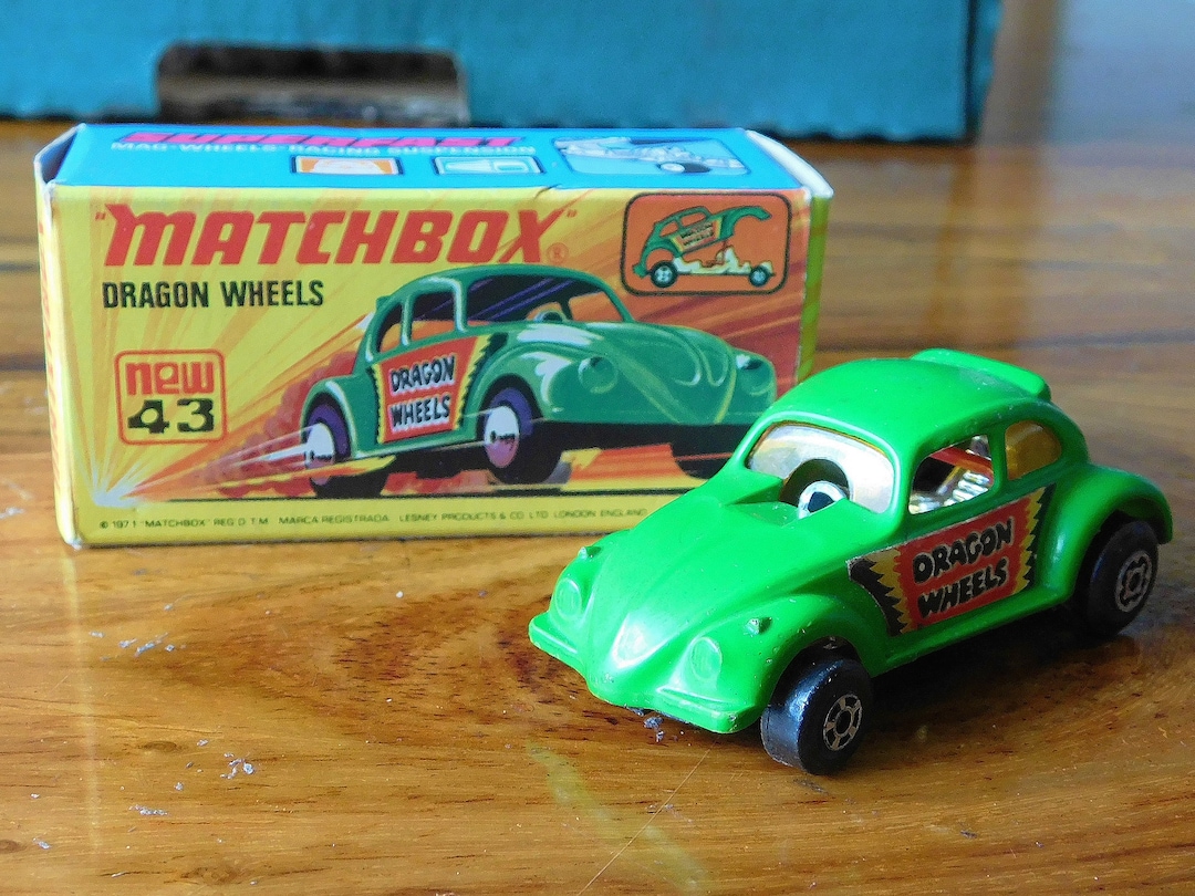 Matchbox Superfast No. 43 -dragon Wheels Volkswagen Beetle in Original ...