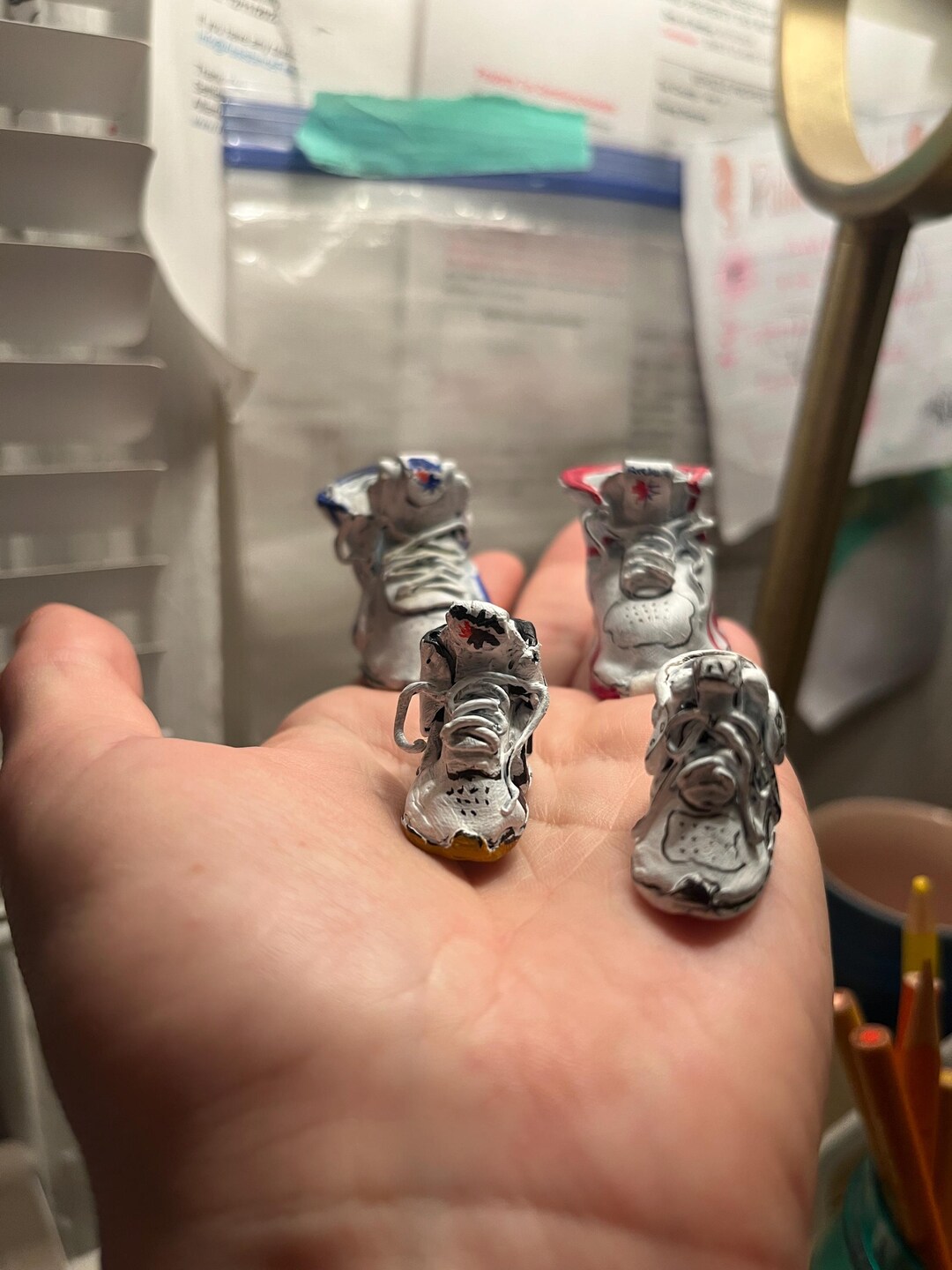MINI Miniature Sneaker Sculpture - Etsy