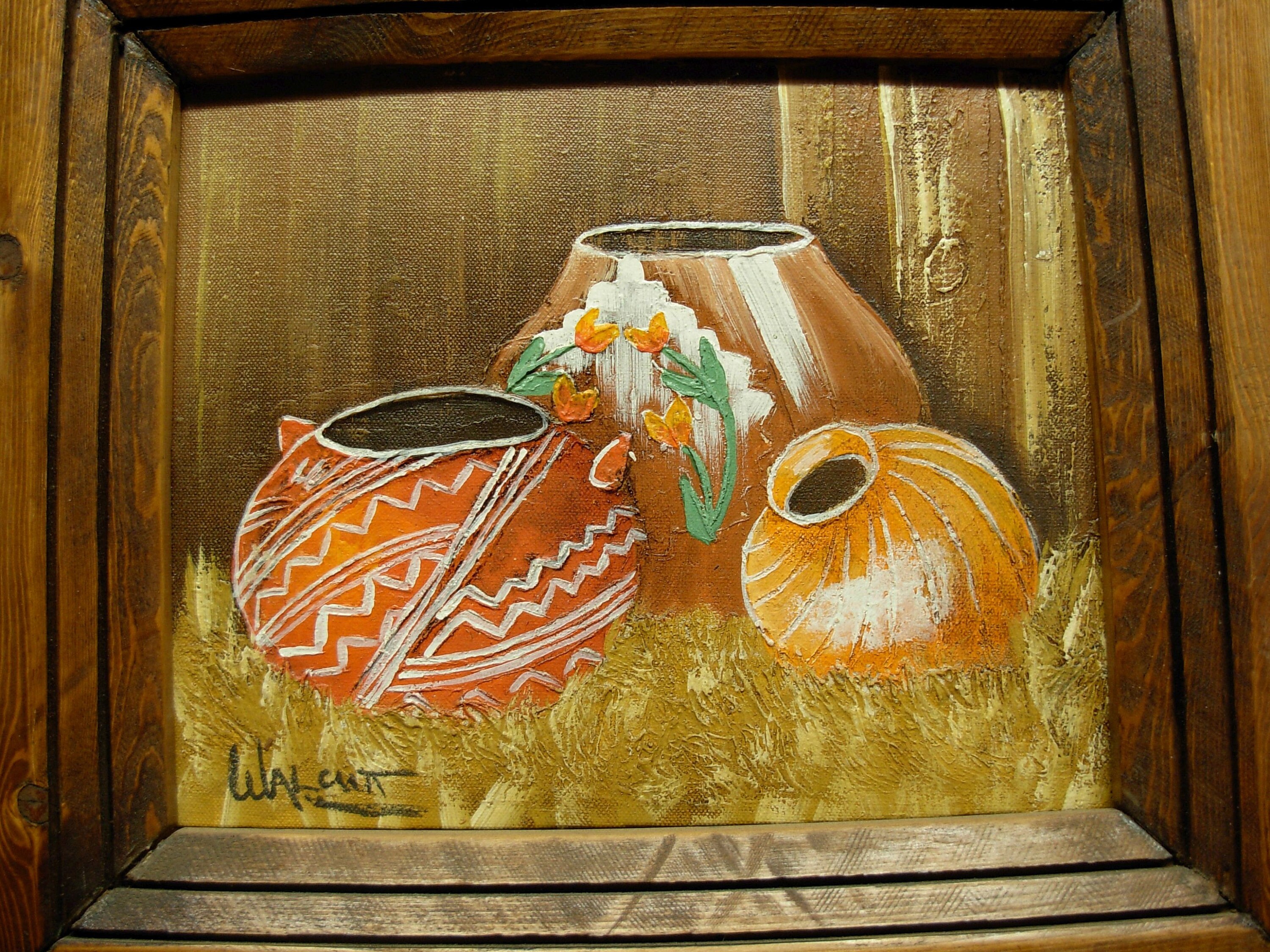 Frank Walcutt Mid Century Listed Artist Oil on Canvas Painting ...