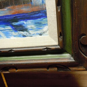 Abstract MCM Large Wilkinson signed by Artist Deep Earth Tones Studio ...