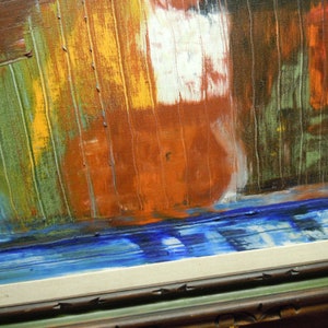 Abstract MCM Large Wilkinson signed by Artist Deep Earth Tones Studio ...