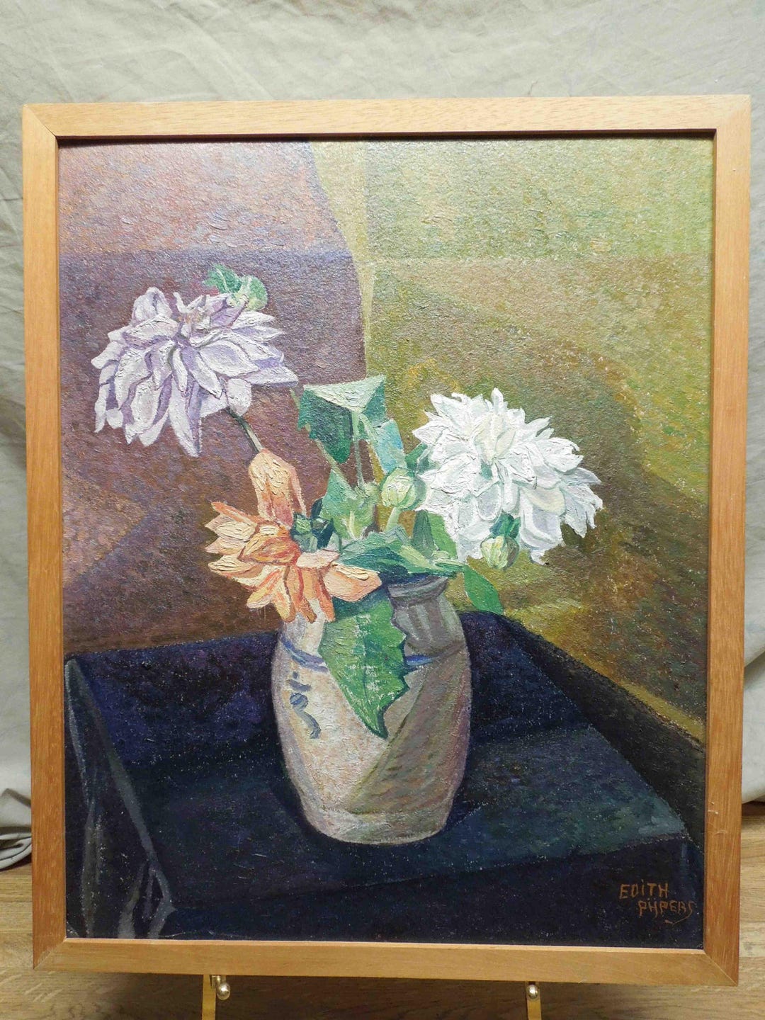 Antique Still Life by Amsterdam Artist Edith Pijpers (1886-1963) Post ...