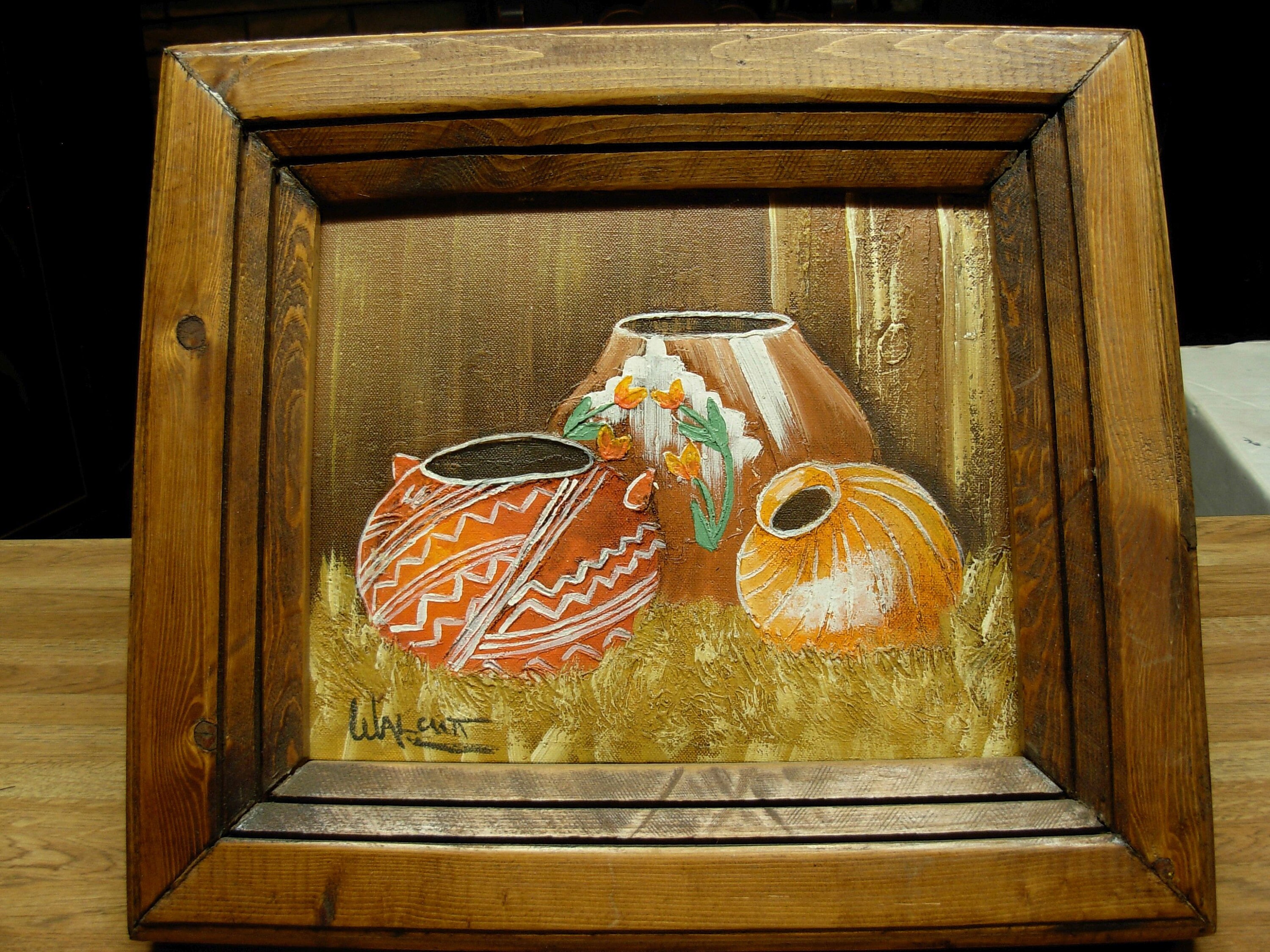 Frank Walcutt Mid Century Listed Artist Oil on Canvas Painting ...