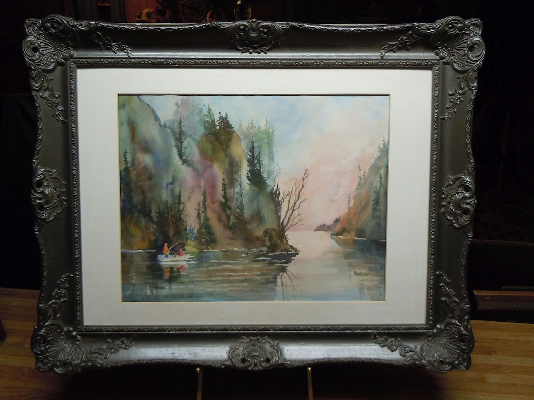 Original Watercolor Listed Oregon Artist Pamela Parker 20th C - Etsy