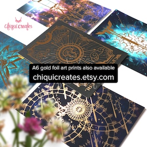FFXIV Astrologian Macrocosmos Foil Print, Final Fantasy XIV Poster ...