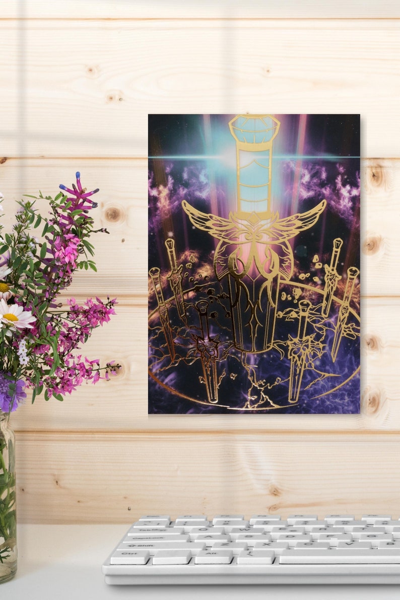 FFXIV Astrologian Macrocosmos Foil Print Final Fantasy XIV - Etsy