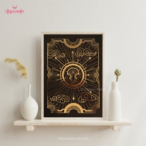 FFXIV FF14 Poster Azem, Final Fantasy XIV Gold Foil Poster Final ...