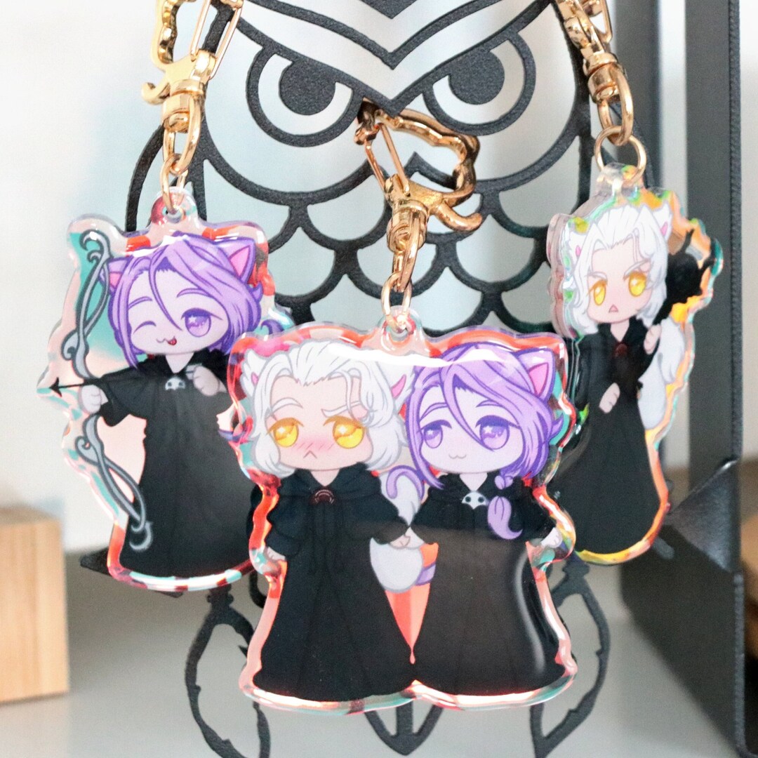 FFXIV Emet-selch and Hythlodaeus Rainbow Charm, Final Fantasy XIV ...