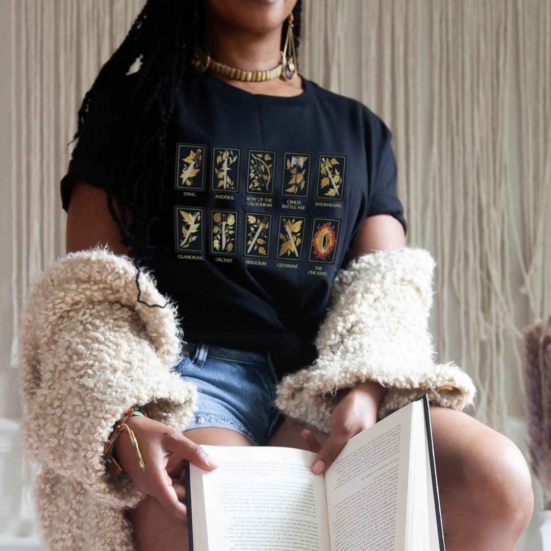 Lord of the Rings Shirt Weapons of Middle Earth, Booktok Merch Lord of ...