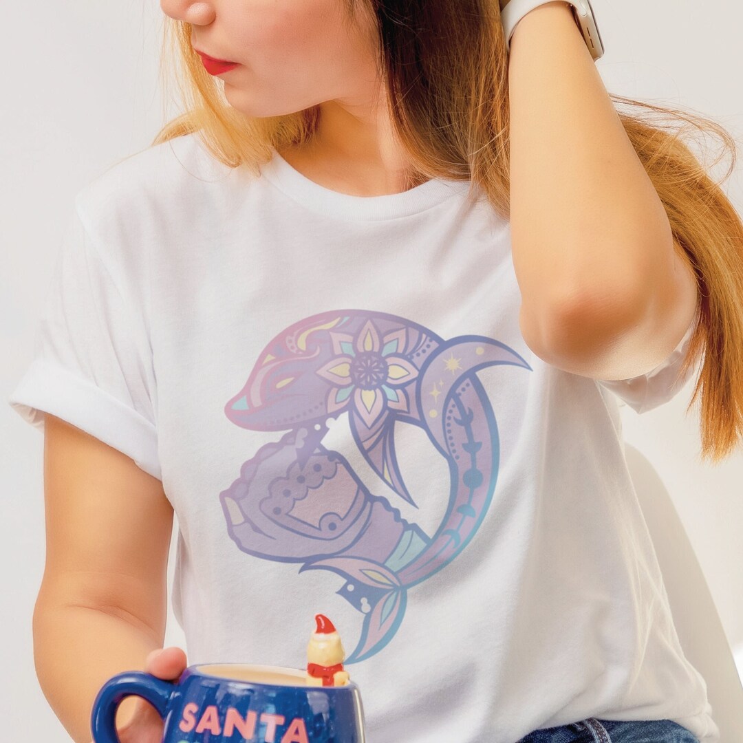 Tifa Lockhart FF7 Shirt: Pastel Dolphin Flurry, Final Fantasy Tee - Etsy