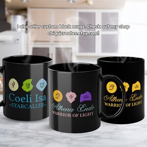 FFXIV Mug Customized Warrior of Light Job Stones, Final Fantasy XIV ...