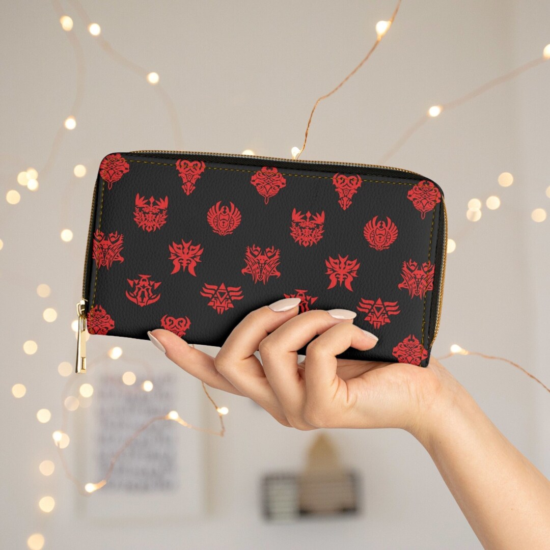 Ascian Mask FFXIV Zipper Wallet, Elidibus Emet-selch Lahabrea Fandaniel ...