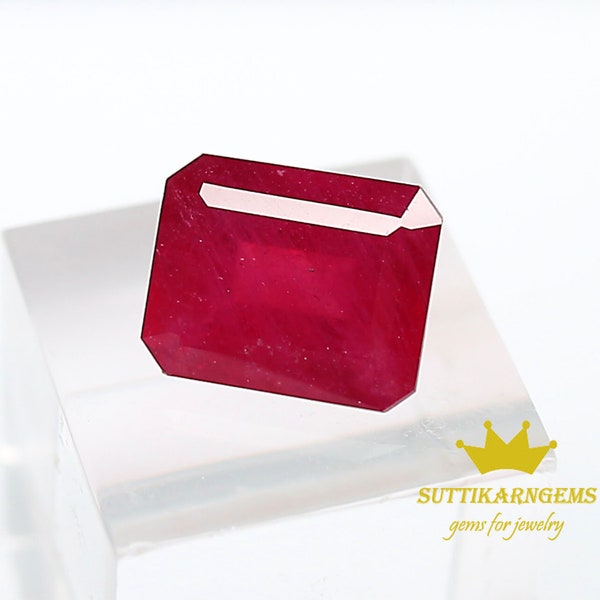 Glass Filled Ruby - Etsy