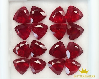 Loose Trillion Ruby | Etsy