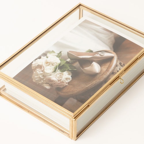 4x6 Brass & Glass Photo Print Box | Etsy