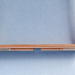 Mini Vertical Brass Hanging Frame Wallet Photo 2.5x3.5 Ornament - Etsy