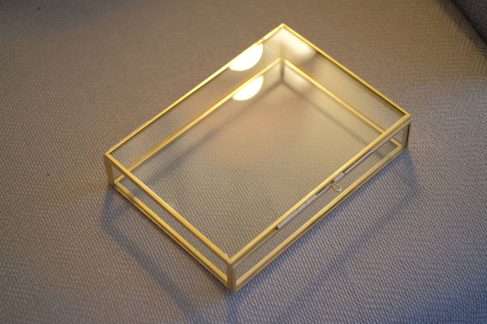 5x7 Brass & Glass Photo Print Box - Etsy