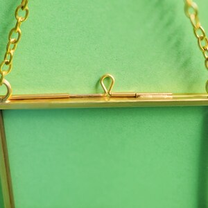 Mini Horizontal Brass Hanging Frame Wallet Photo 2.5x3.5 - Etsy