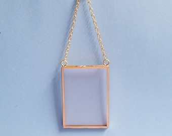 Mini Horizontal Brass Hanging Frame Wallet Photo 2.5x3.5 - Etsy