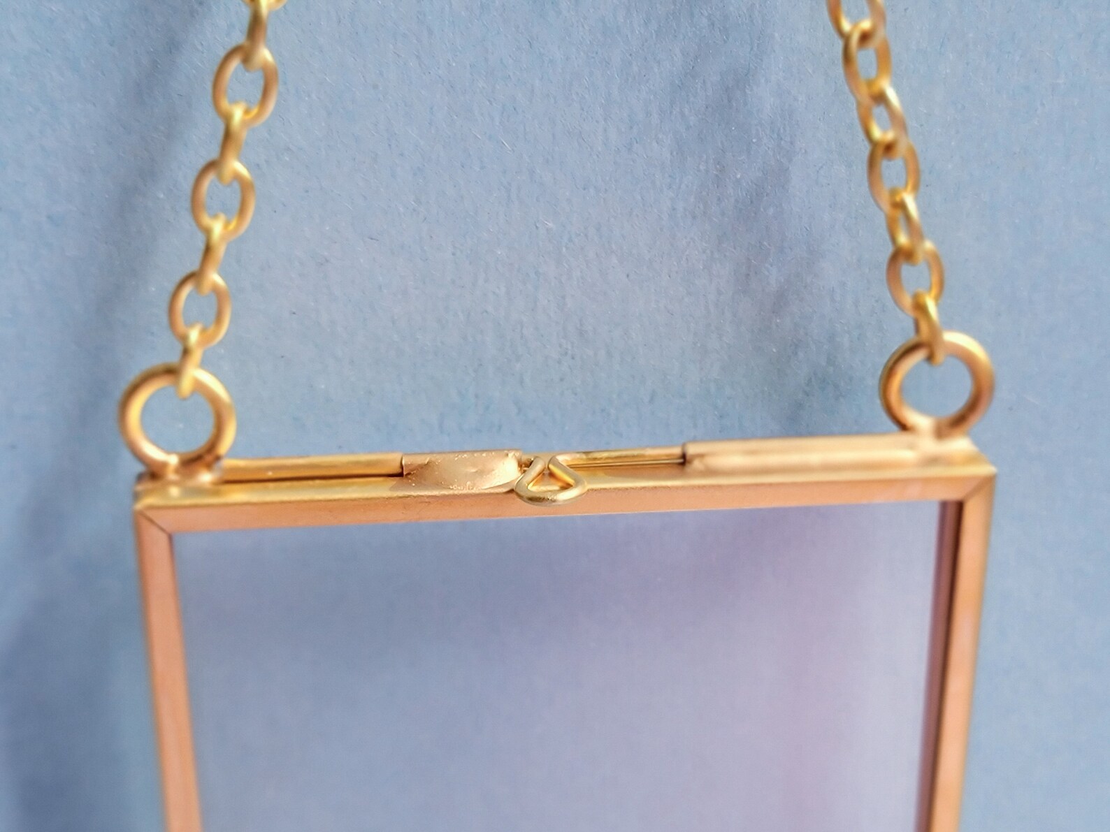 Mini Vertical Brass Hanging Frame Wallet Photo 2.5x3.5 | Etsy