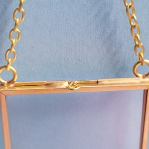 Mini Vertical Brass Hanging Frame Wallet Photo 2.5x3.5 Ornament - Etsy