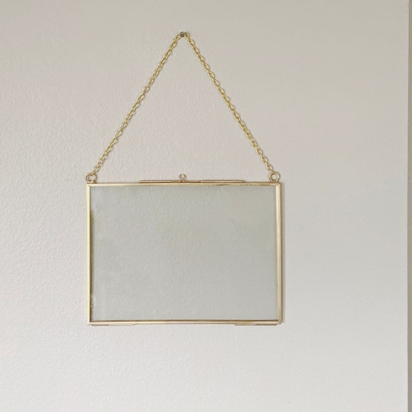 Hanging Glass Frame - Etsy