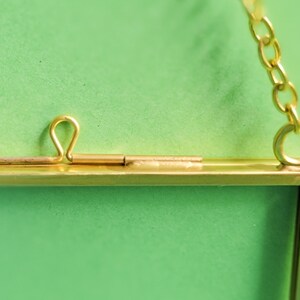 Mini Horizontal Brass Hanging Frame Wallet Photo 2.5x3.5 - Etsy