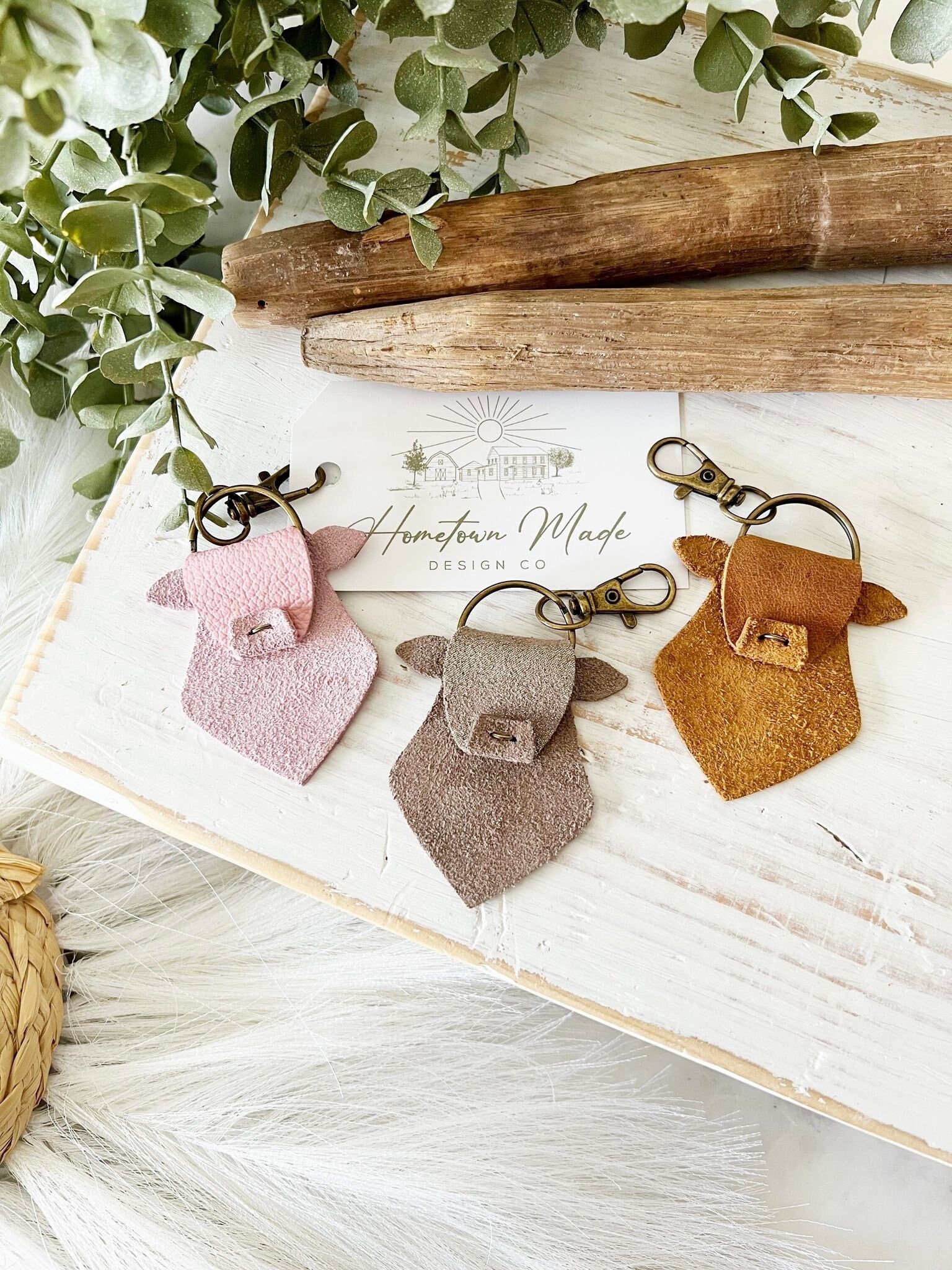 Highland Cow Keychain Cow Keychain Farm Keychain. Ranch - Etsy