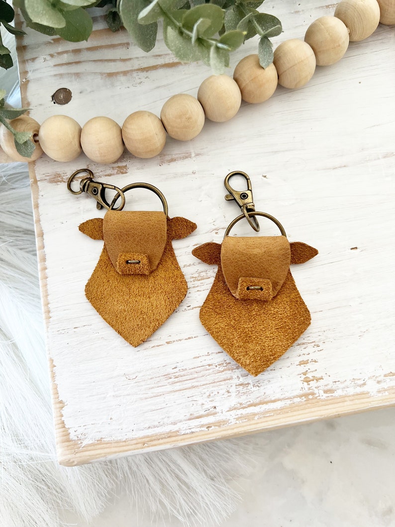 Highland Cow Keychain Cow Keychain Farm Keychain. Ranch - Etsy