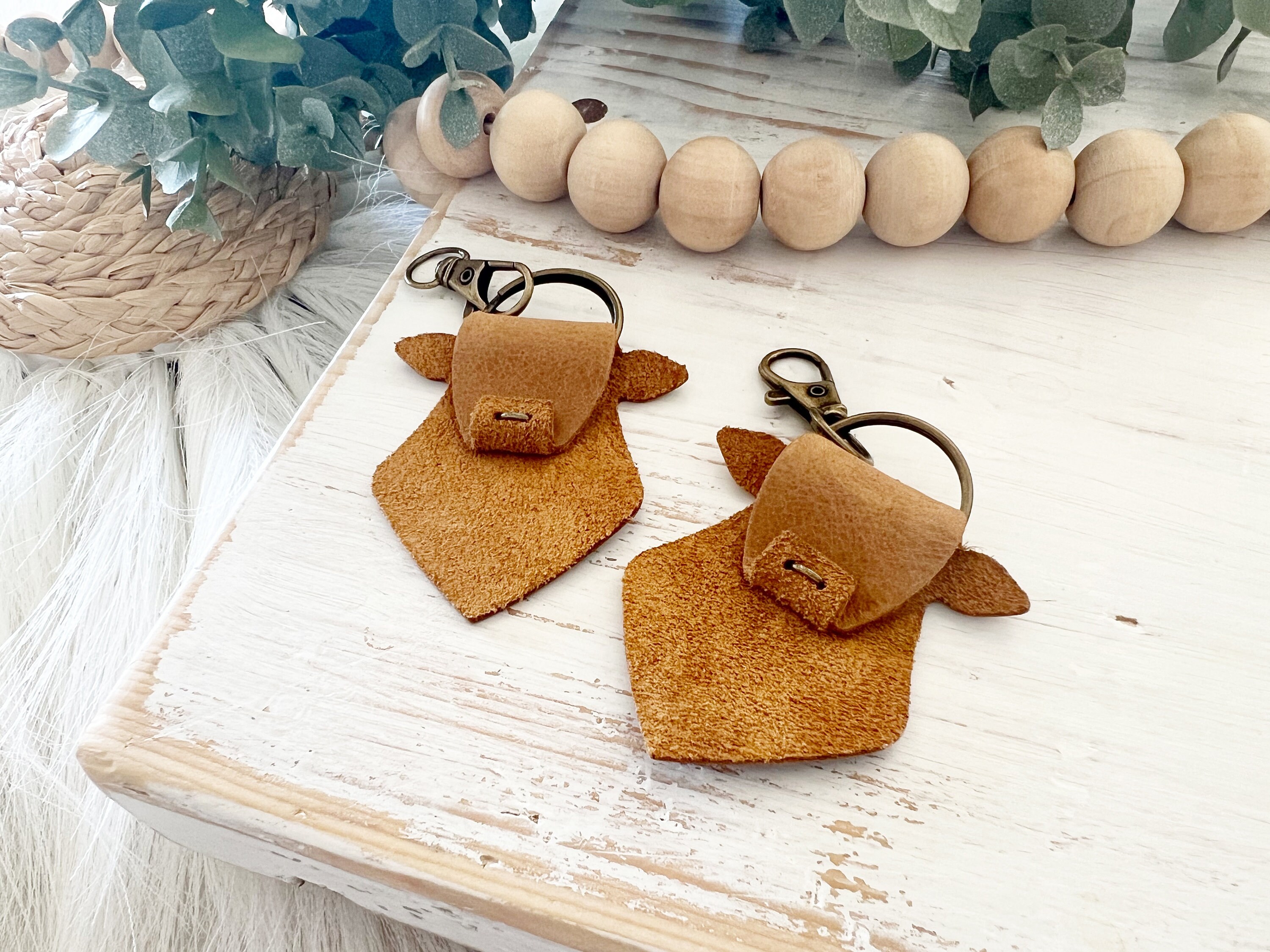 Highland Cow Keychain Cow Keychain Farm Keychain. Ranch - Etsy