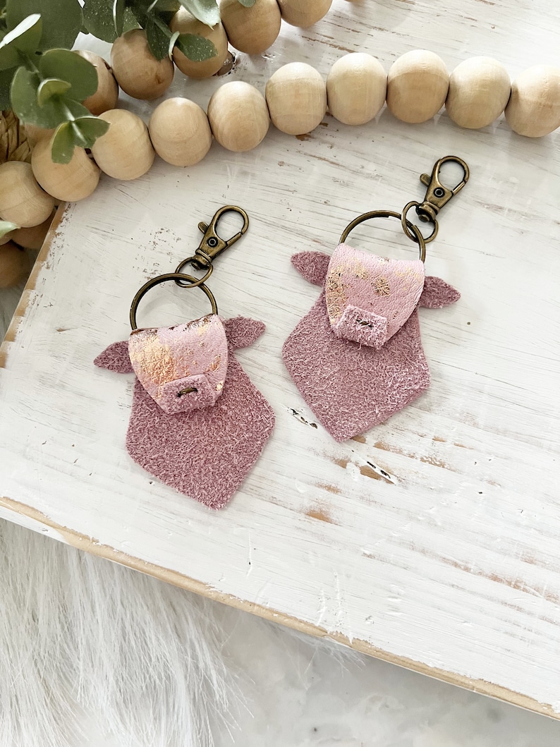 Highland Cow Keychain Cow Keychain Farm Keychain. Ranch - Etsy