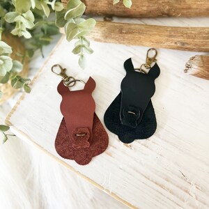 Horse Keychain, Leather Horse Keychain, Multiple Colors, Genuine ...