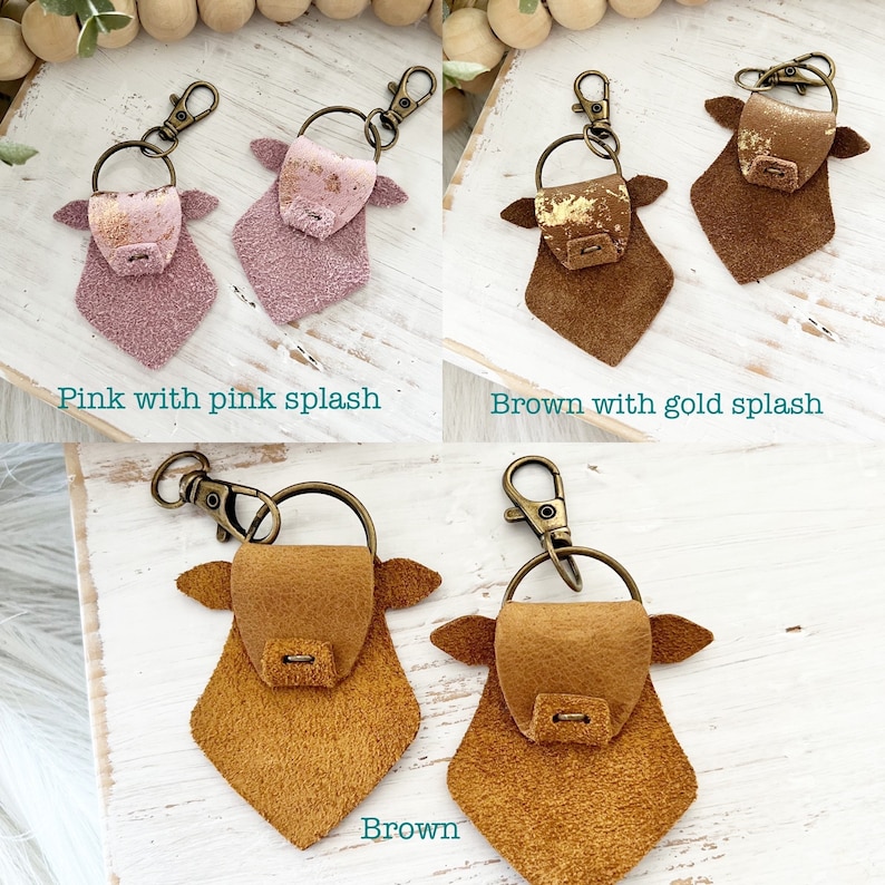 Highland Cow Keychain Cow Keychain Farm Keychain. Ranch - Etsy
