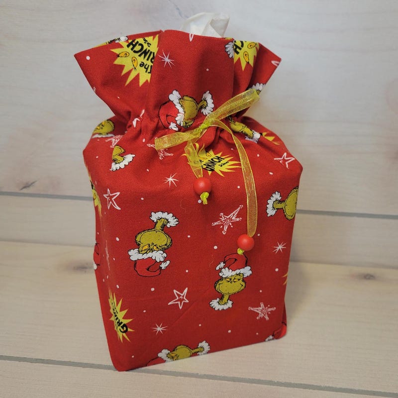 Grinch Tissue Cover Box - Etsy