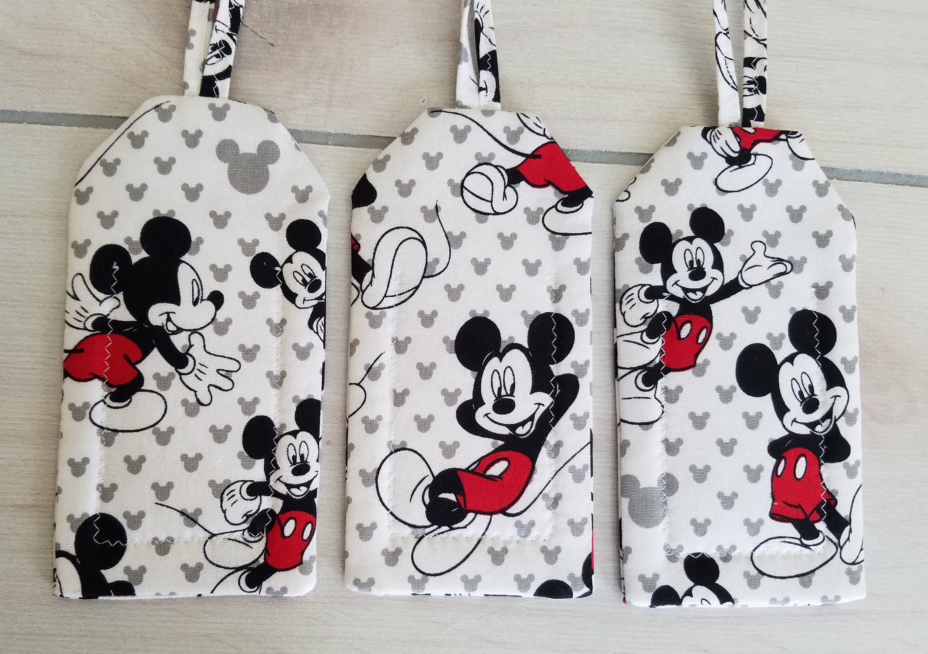 Luggage Tag Mickey Mouse Print : Luggage Tag Laptop Bag | Etsy