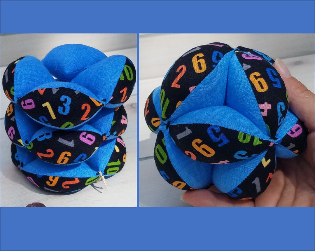 Puzzle Ball - Numbers Print Puzzle Ball/stress Ball. It's a 3 Piece ...