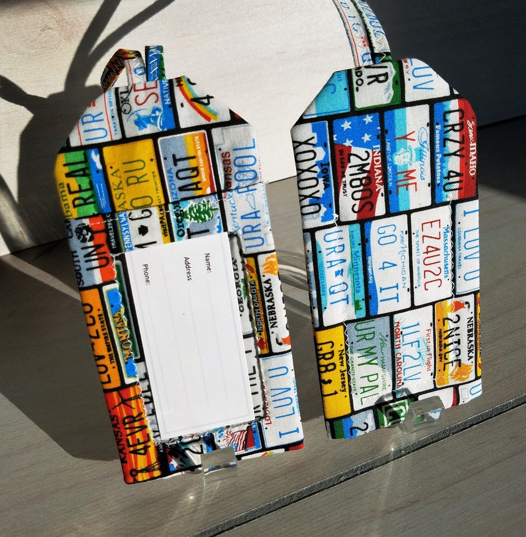 Luggage Tag Novelty License Plates for Luggage or any Bag: Laptop ...