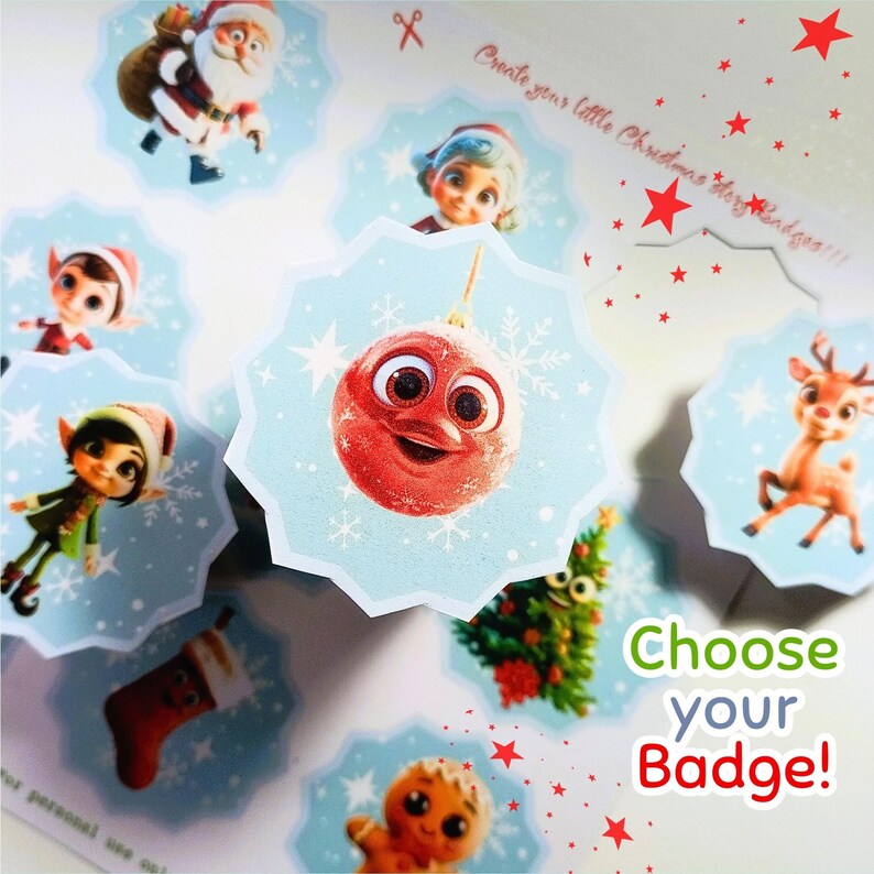 Role Play Crowns & Badges • My Little Christmas Characters • Printable ...