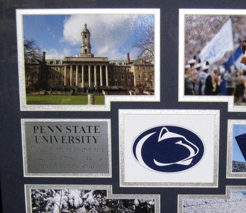 Penn State Landmarks Framed Photo Collage - Etsy