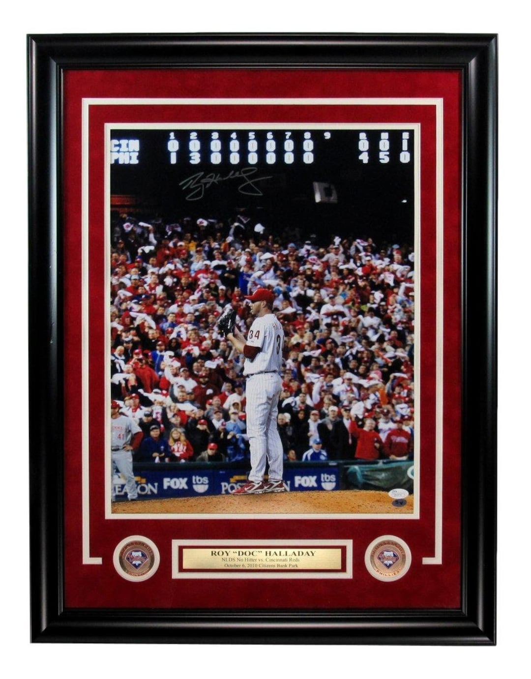 Roy Halladay HOF Autographed 16x20 Photo 2010 No Hitter - Etsy