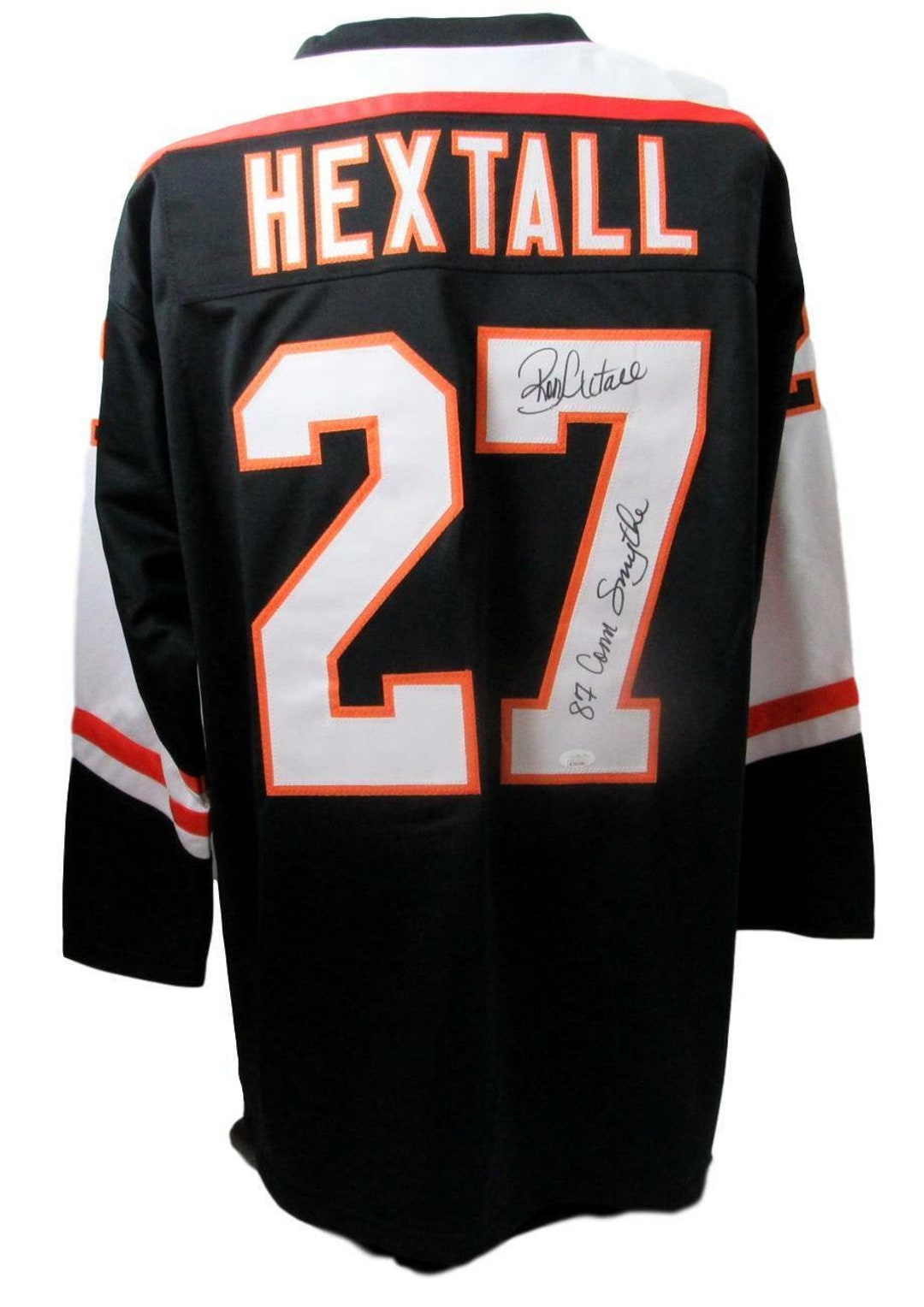 Ron Hextall Flyers Signed/inscribed Black Custom Hockey Jersey - Etsy
