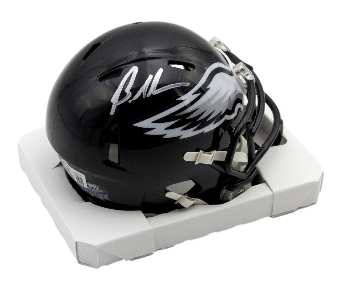 Brandon Graham Autographed 2022 Alternate Mini Black Helmet - Etsy