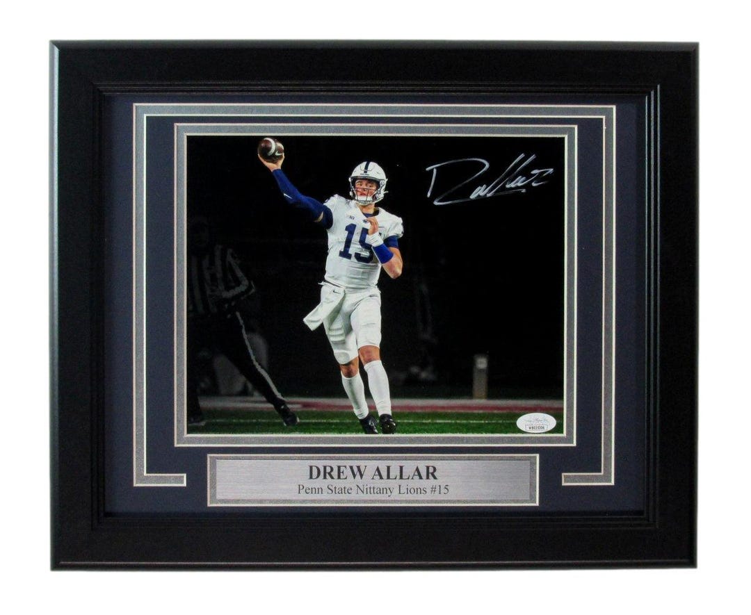 Drew Allar Signed/autogrphed 8x10 Photo Penn State Framed - Etsy