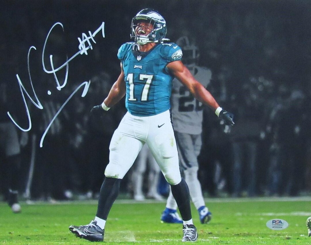 Nakobe Dean Autographed 11x14 Photo Philadelphia Eagles - Etsy