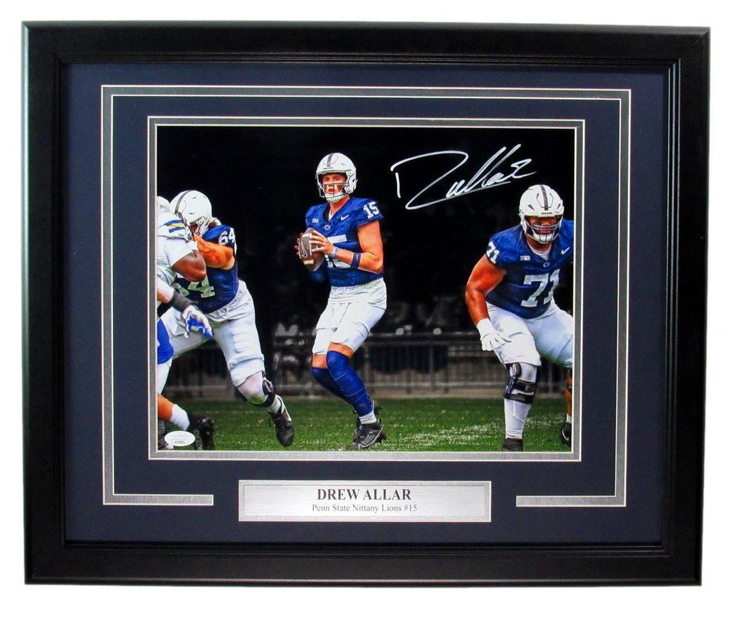 Drew Allar Signed/autographed 11x14 Photo Penn State Framed - Etsy